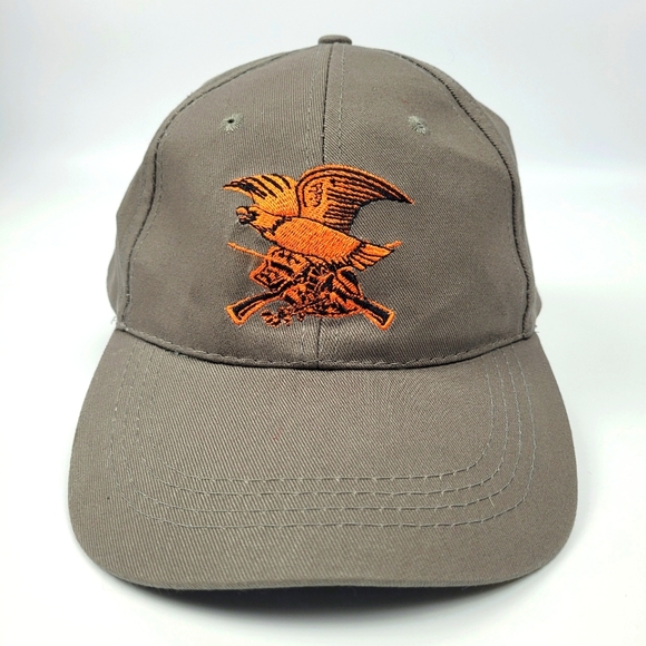 NRA | Accessories | Nra Orange Embroidered Eagle With Rifle On Gray ...